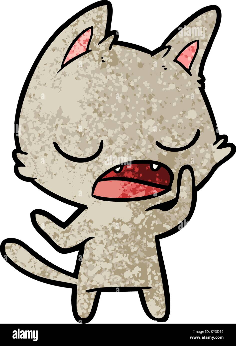 talking cat cartoon Stock Vector Image & Art - Alamy