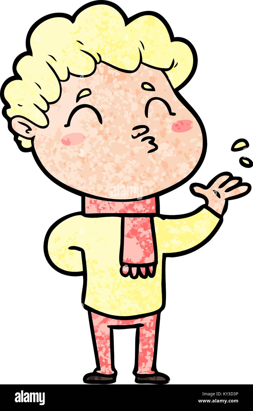 cartoon man pouting Stock Vector Image & Art - Alamy