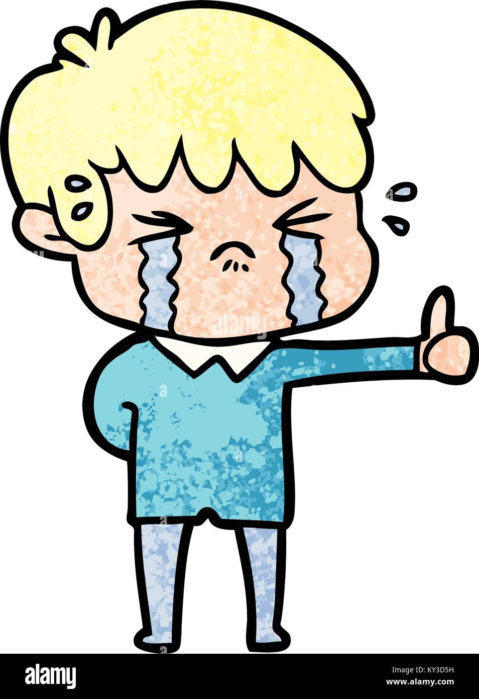 cartoon boy crying Stock Vector Image & Art - Alamy