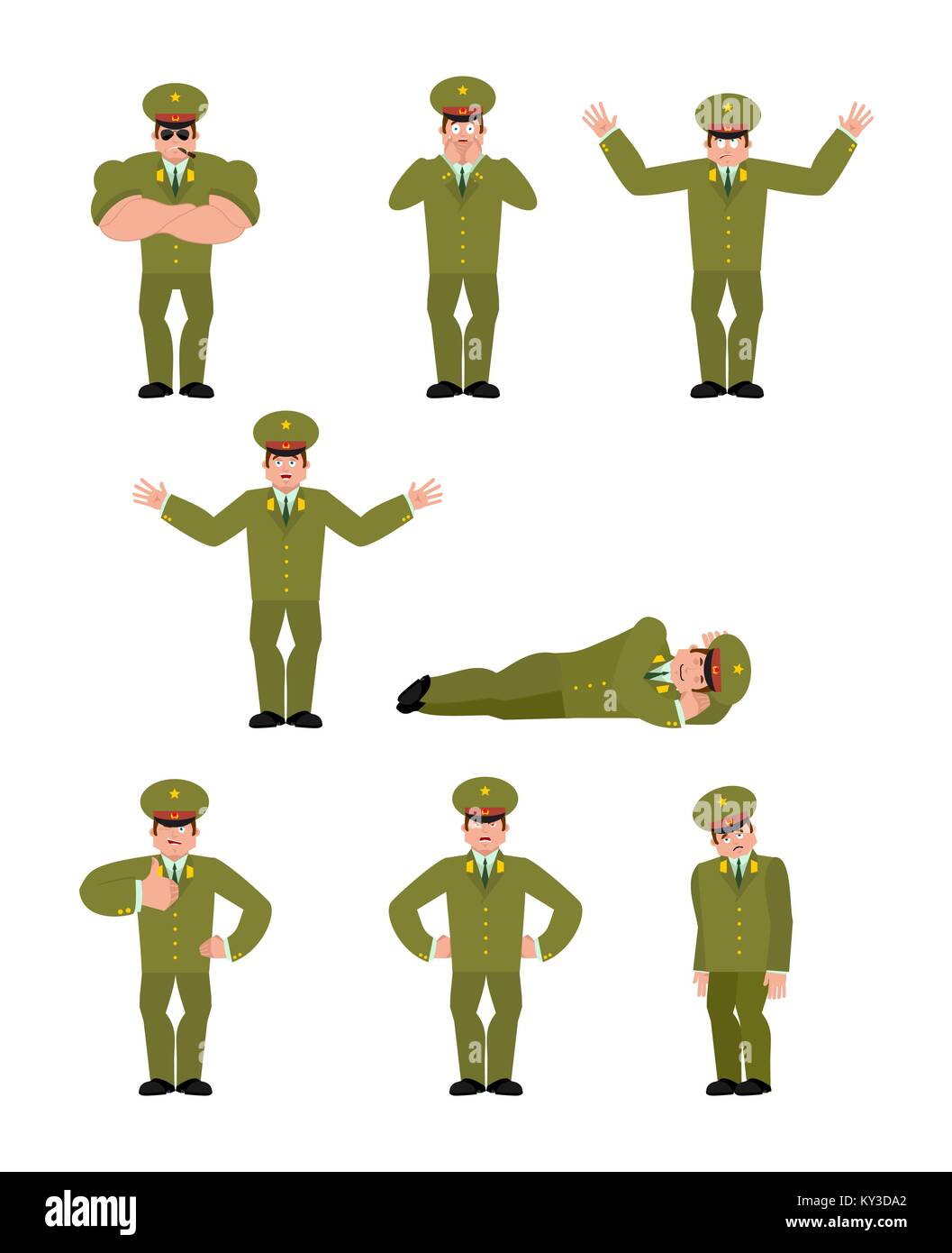 Happy man flag russia Stock Vector Images - Alamy