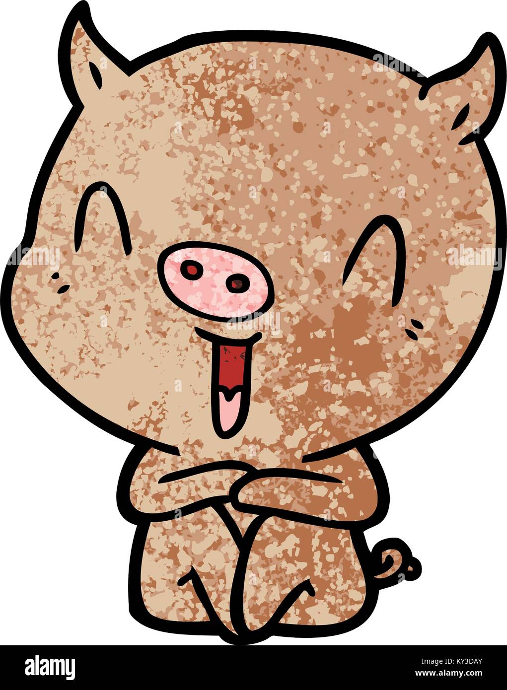 Pig Cartoon Sitting Stock Photos & Pig Cartoon Sitting Stock Images - Alamy
