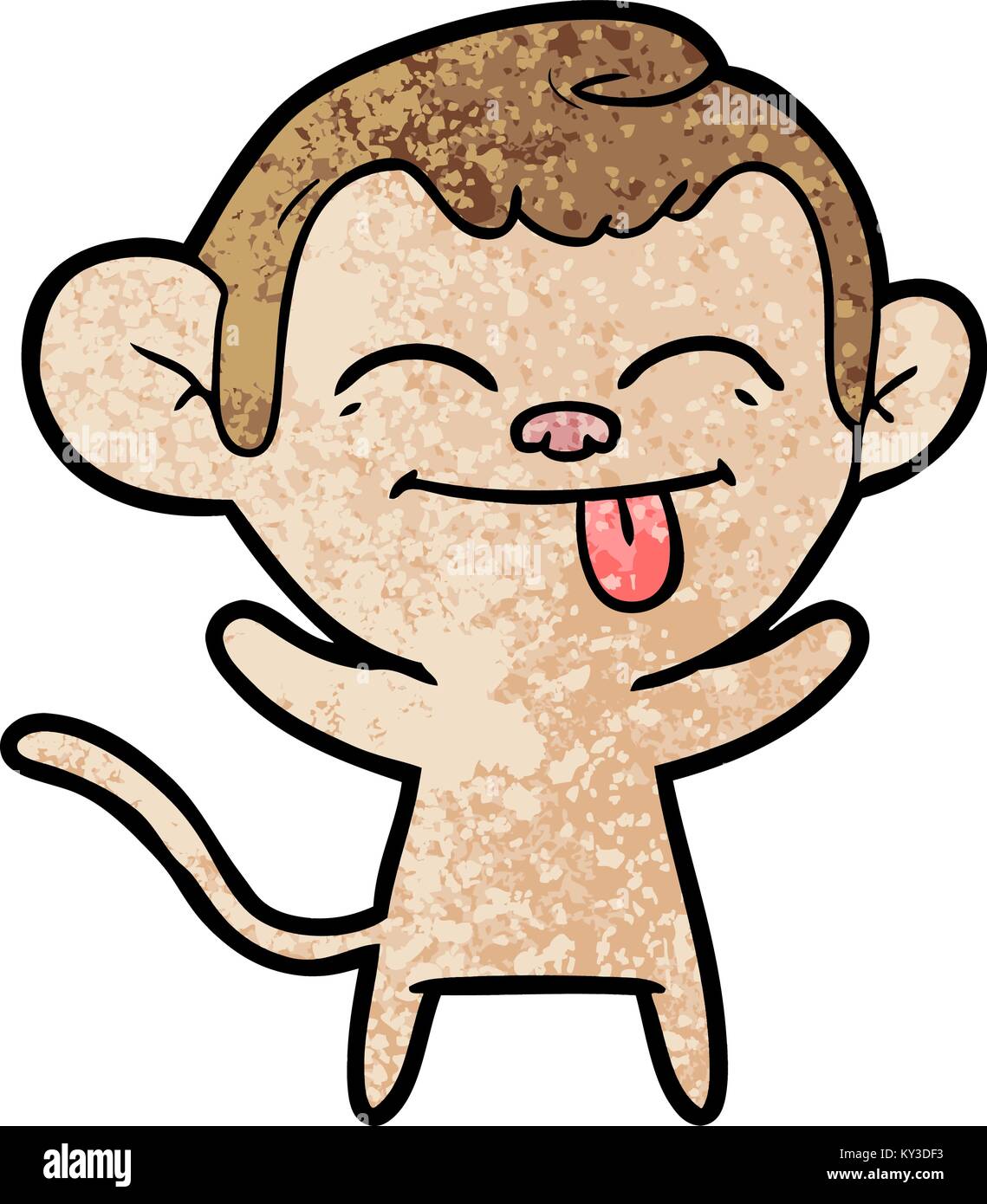funny cartoon monkey Stock Vector Image & Art - Alamy