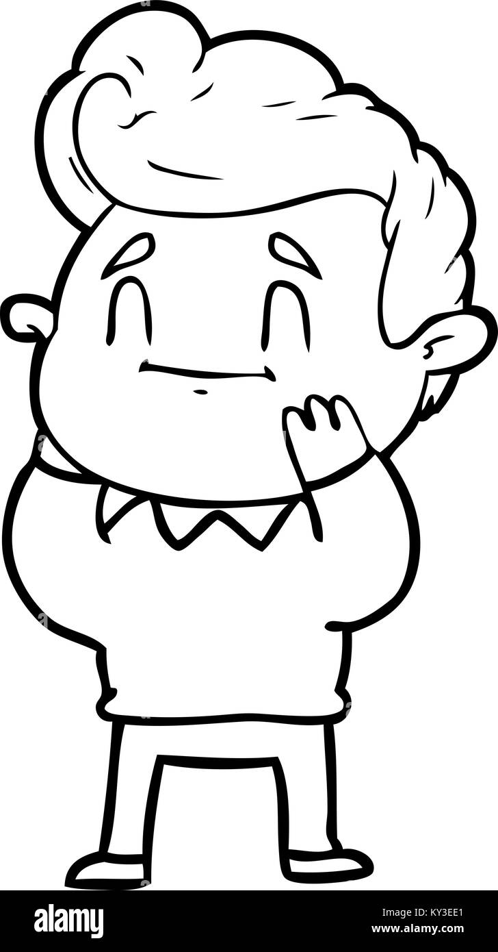 happy surprised cartoon man Stock Vector Image & Art - Alamy