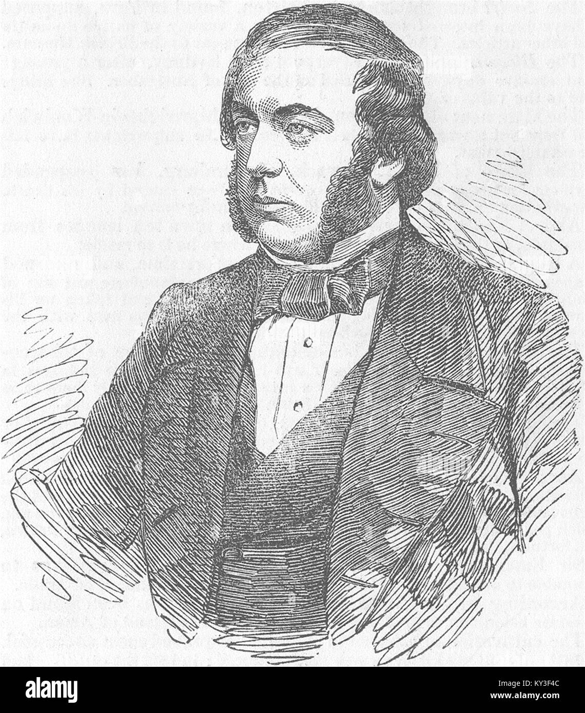 DURHAM Digby Seymour, for Sunderland 1853. Illustrated London News ...