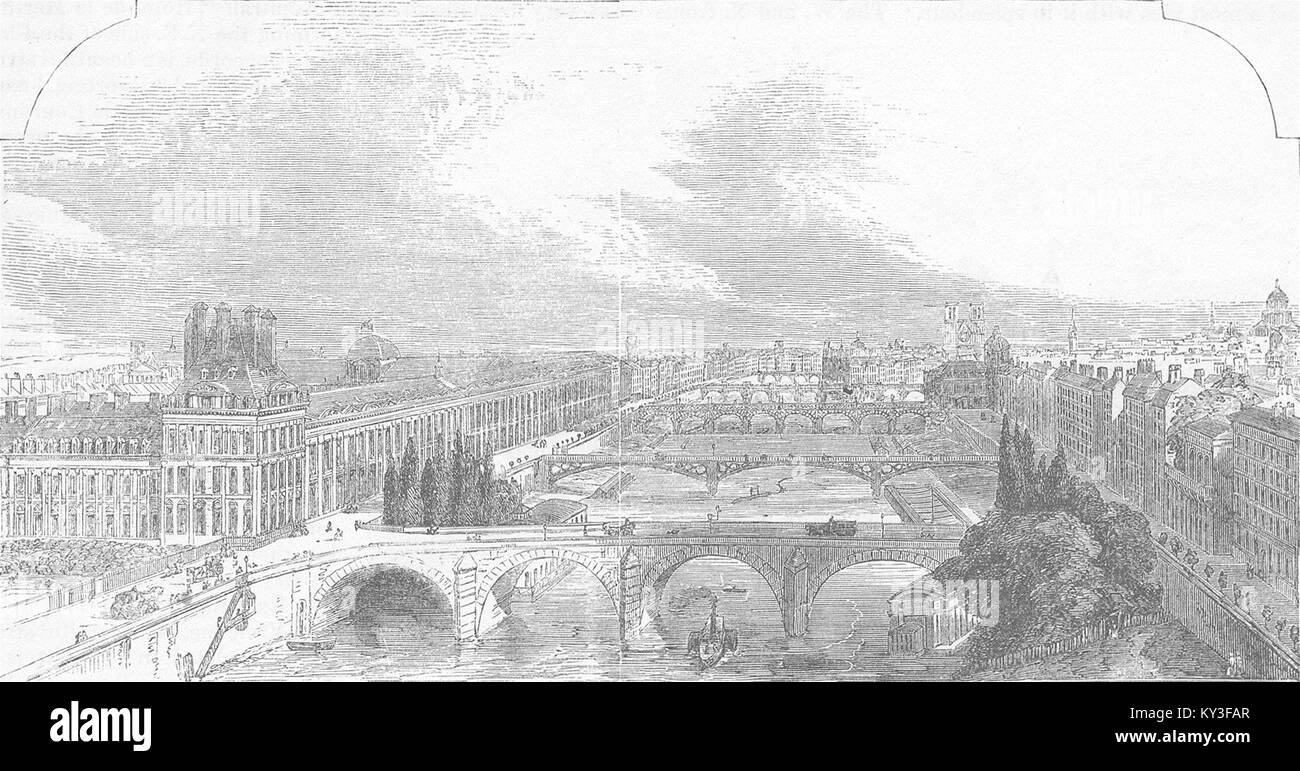 Paris france view Black and White Stock Photos & Images - Alamy