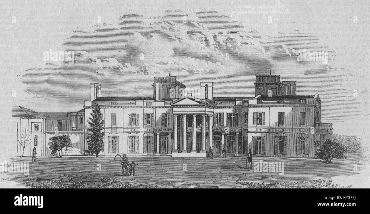 HAMILTON Institution for the deaf and dumb. Canada 1868. Illustrated ...