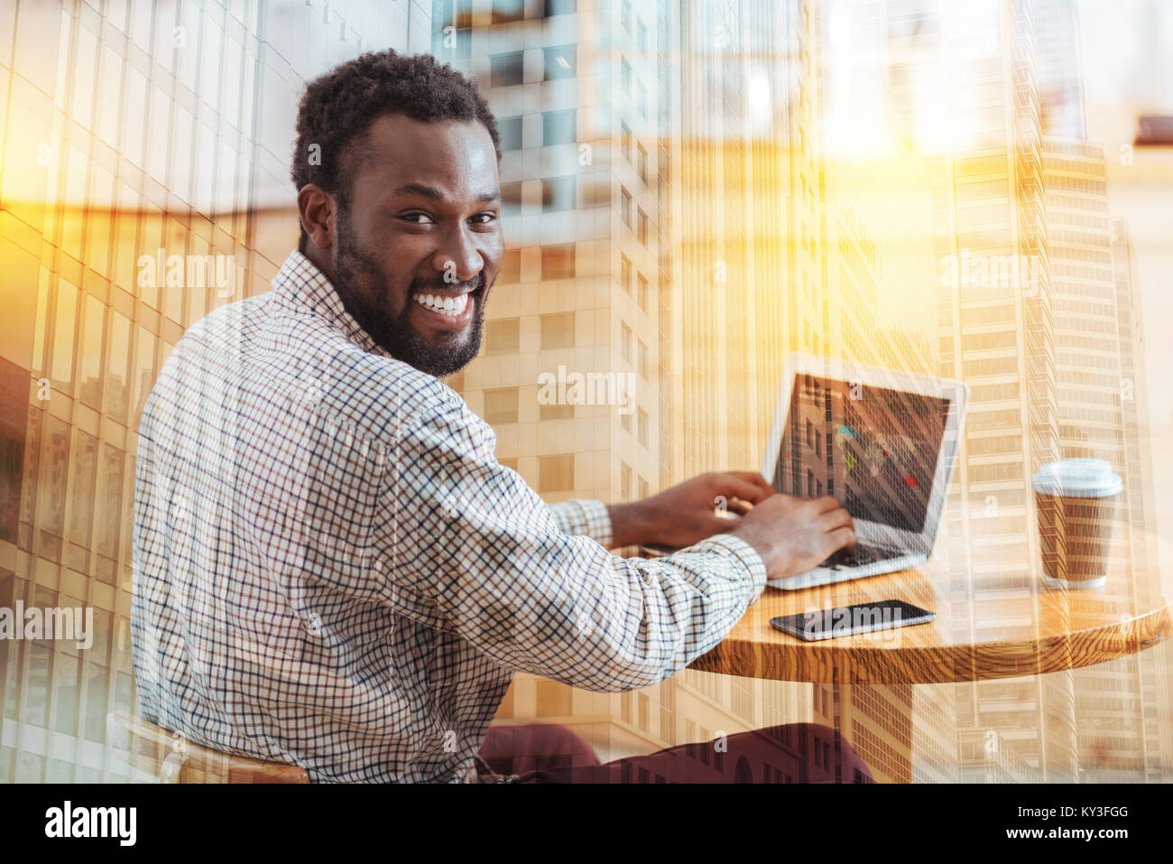 Turning head to camera hi-res stock photography and images - Alamy