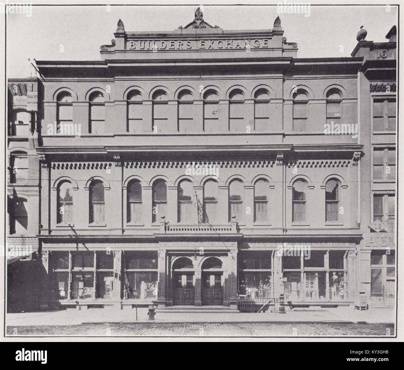 Master Builders' exchange Stock Photo - Alamy