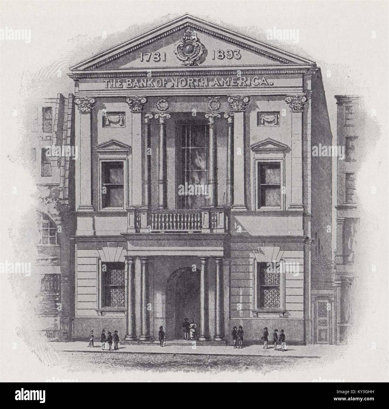 America's Oldest Bank Stock Photo - Alamy