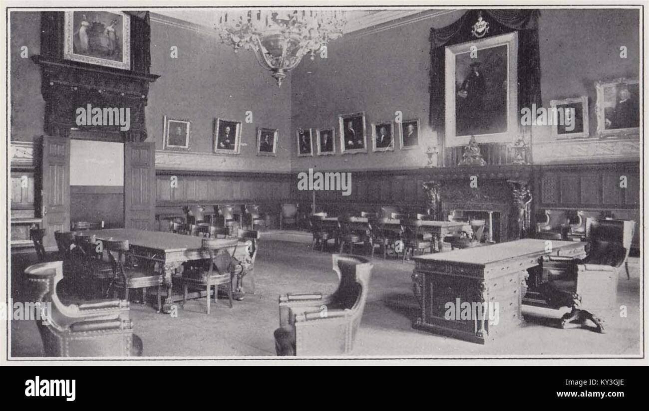 The reception room of the Mayor, City Hall Stock Photo - Alamy