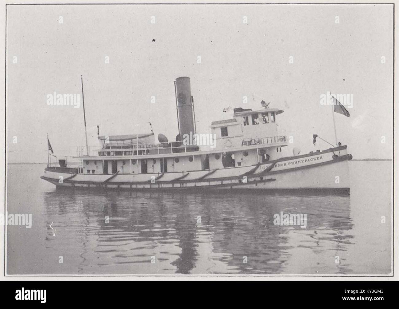 State Quarantine Boat, "Governor Pennypacker Stock Photo - Alamy