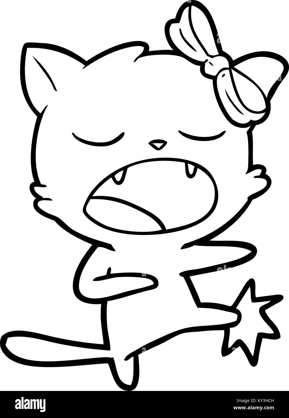 Cartoon shouting cat hi-res stock photography and images - Alamy