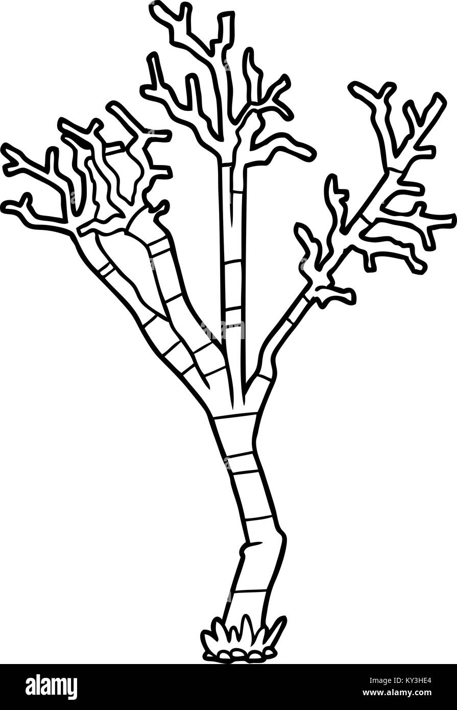 cartoon winter tree Stock Vector Image & Art - Alamy