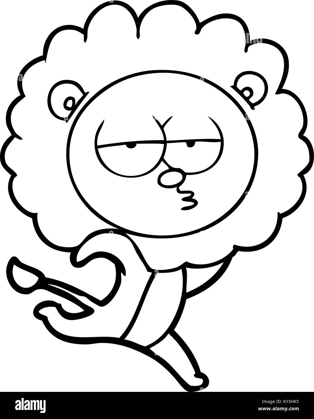 cartoon running lion Stock Vector Image & Art - Alamy