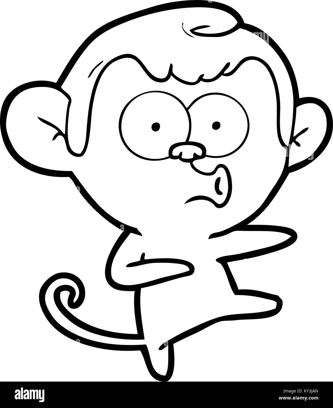 cartoon dancing monkey Stock Vector Image & Art - Alamy