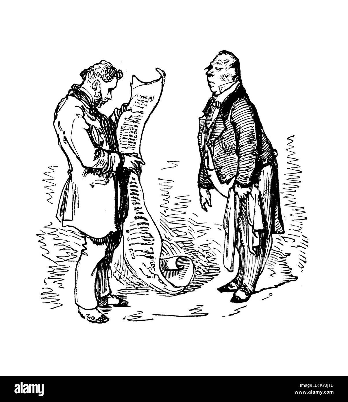 1800s comic sketch Black and White Stock Photos & Images - Alamy