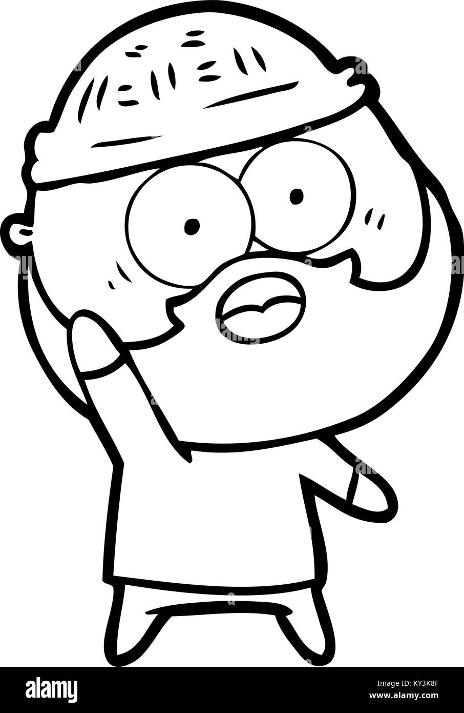 Man hand holding drawn Black and White Stock Photos & Images - Alamy