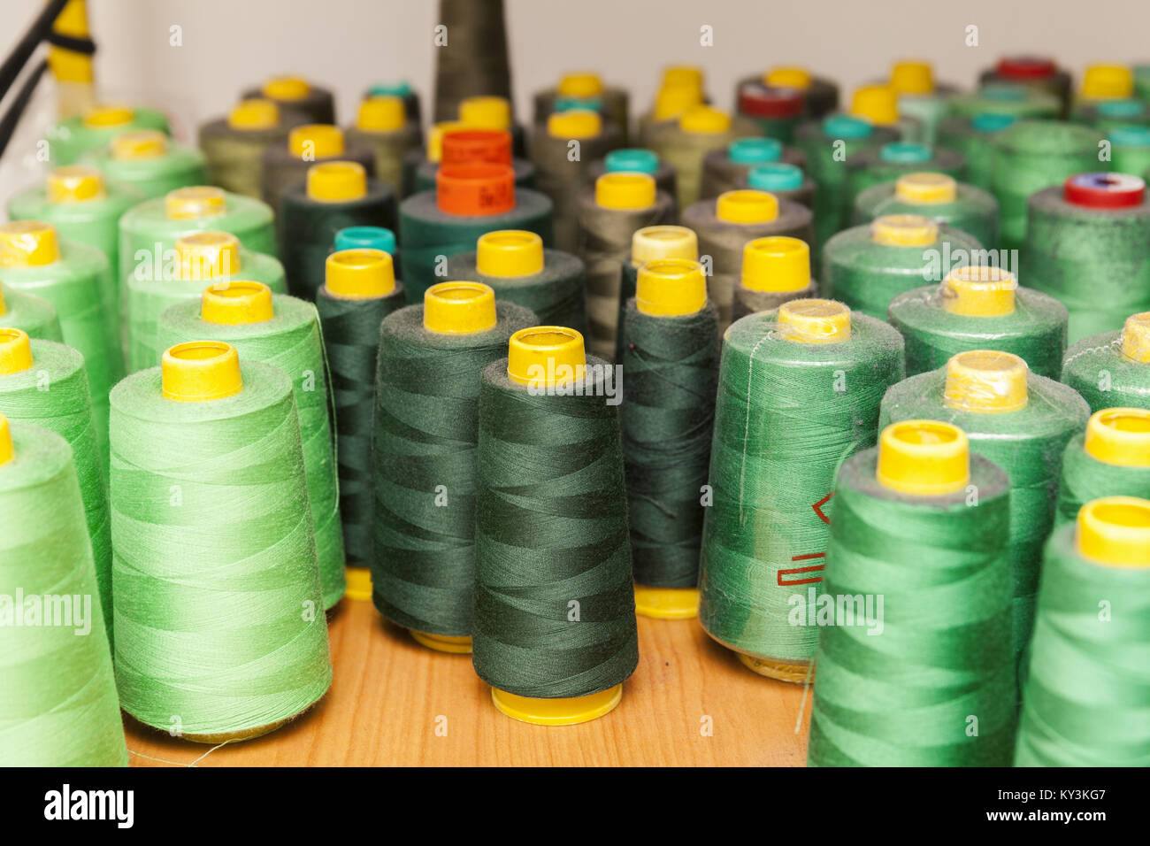 spool of thread for sewing, close up Stock Photo - Alamy