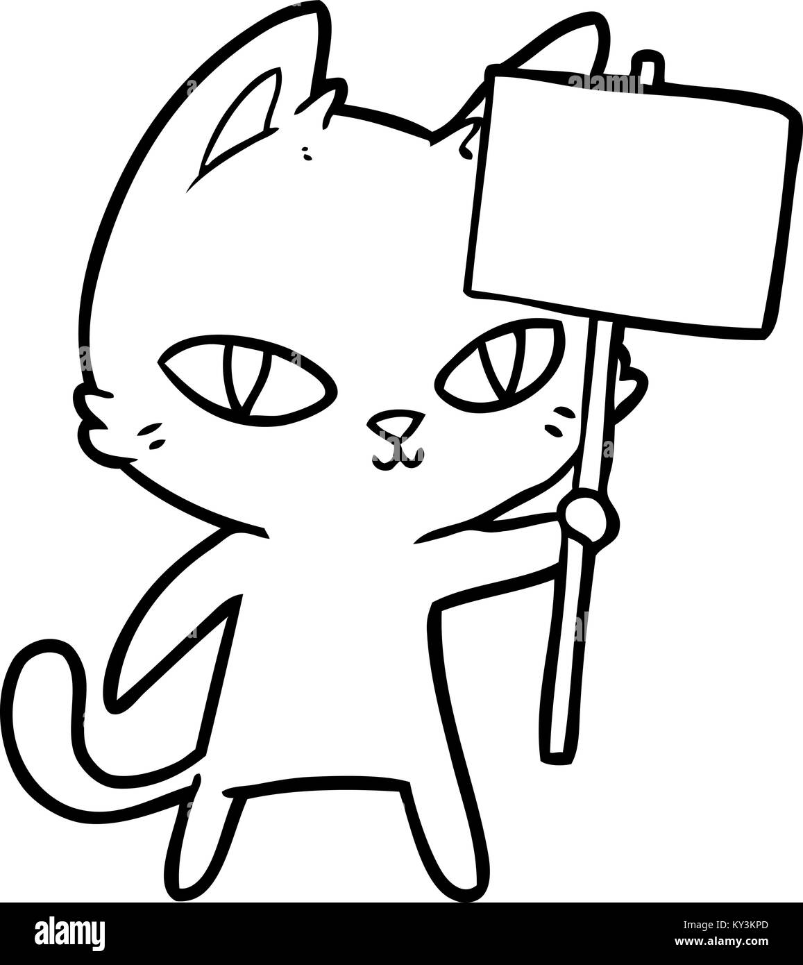 Placard waving Black and White Stock Photos & Images - Alamy