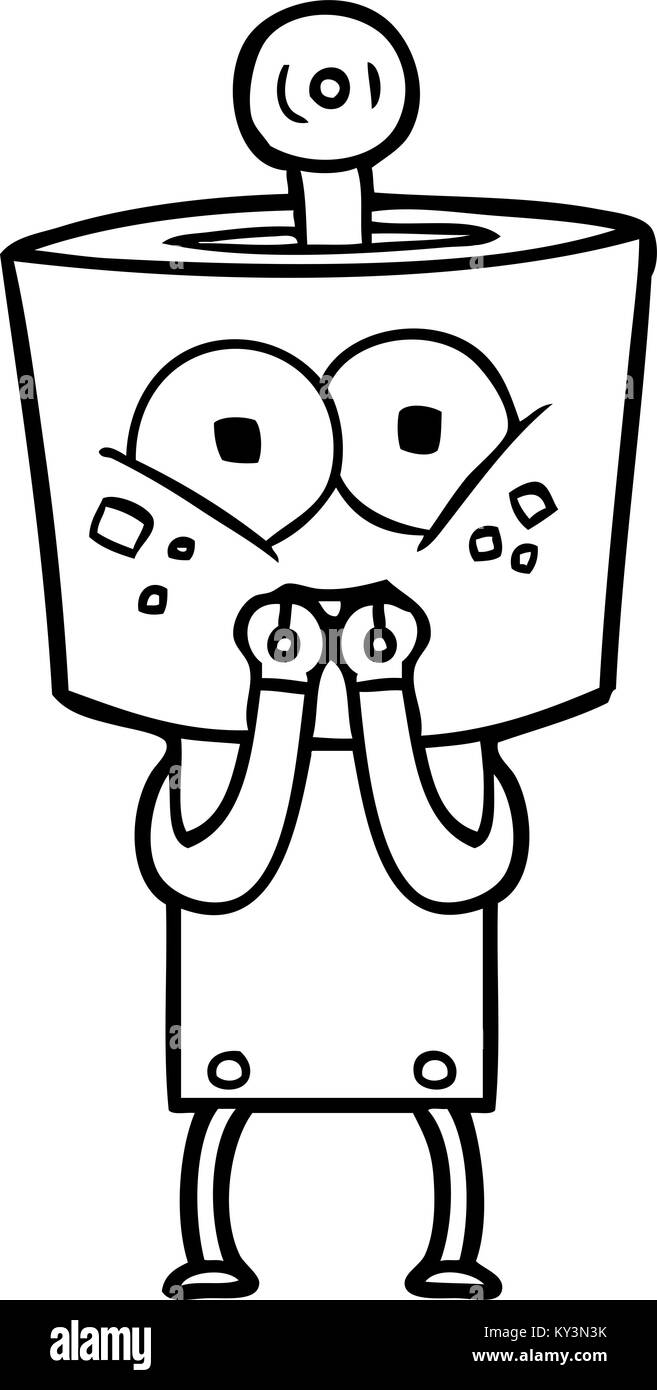 Nervously Stock Vector Images - Alamy