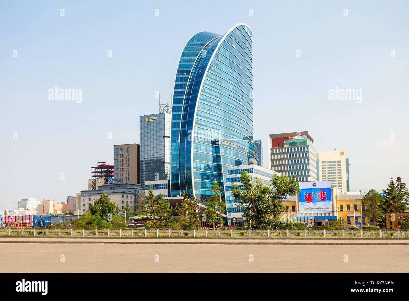 Blue sky hotel, mongolia High Resolution Stock Photography and Images ...