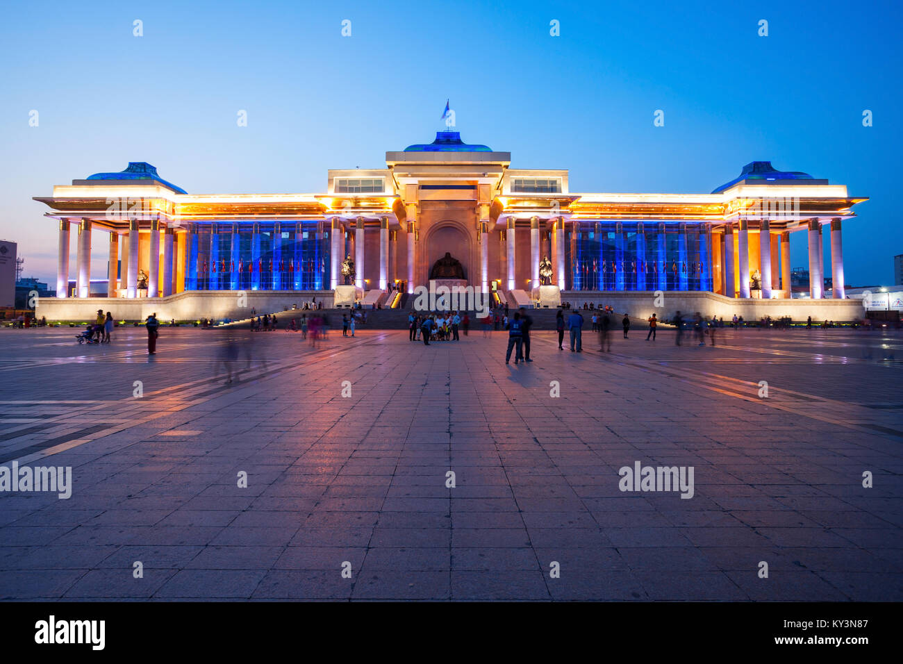 Ulan bator main square hi-res stock photography and images - Alamy