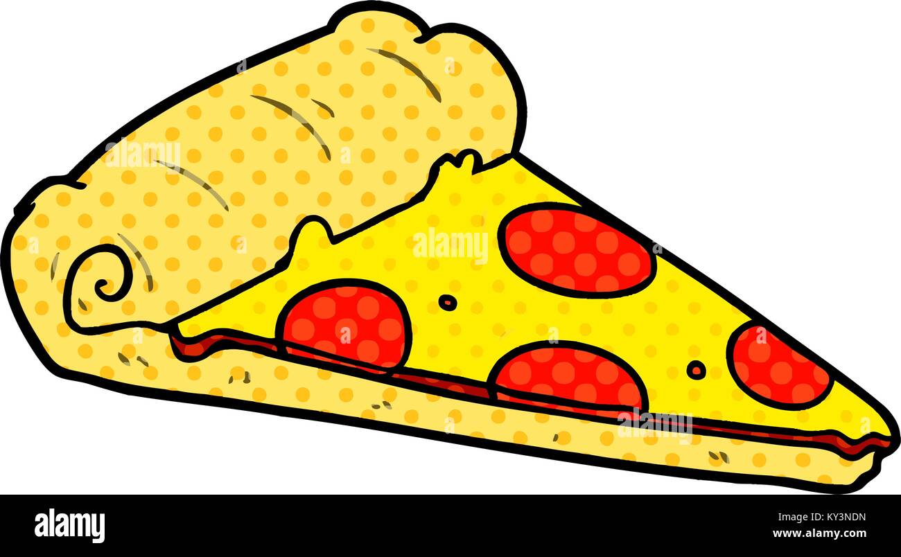 cartoon slice of pizza Stock Vector Image & Art - Alamy