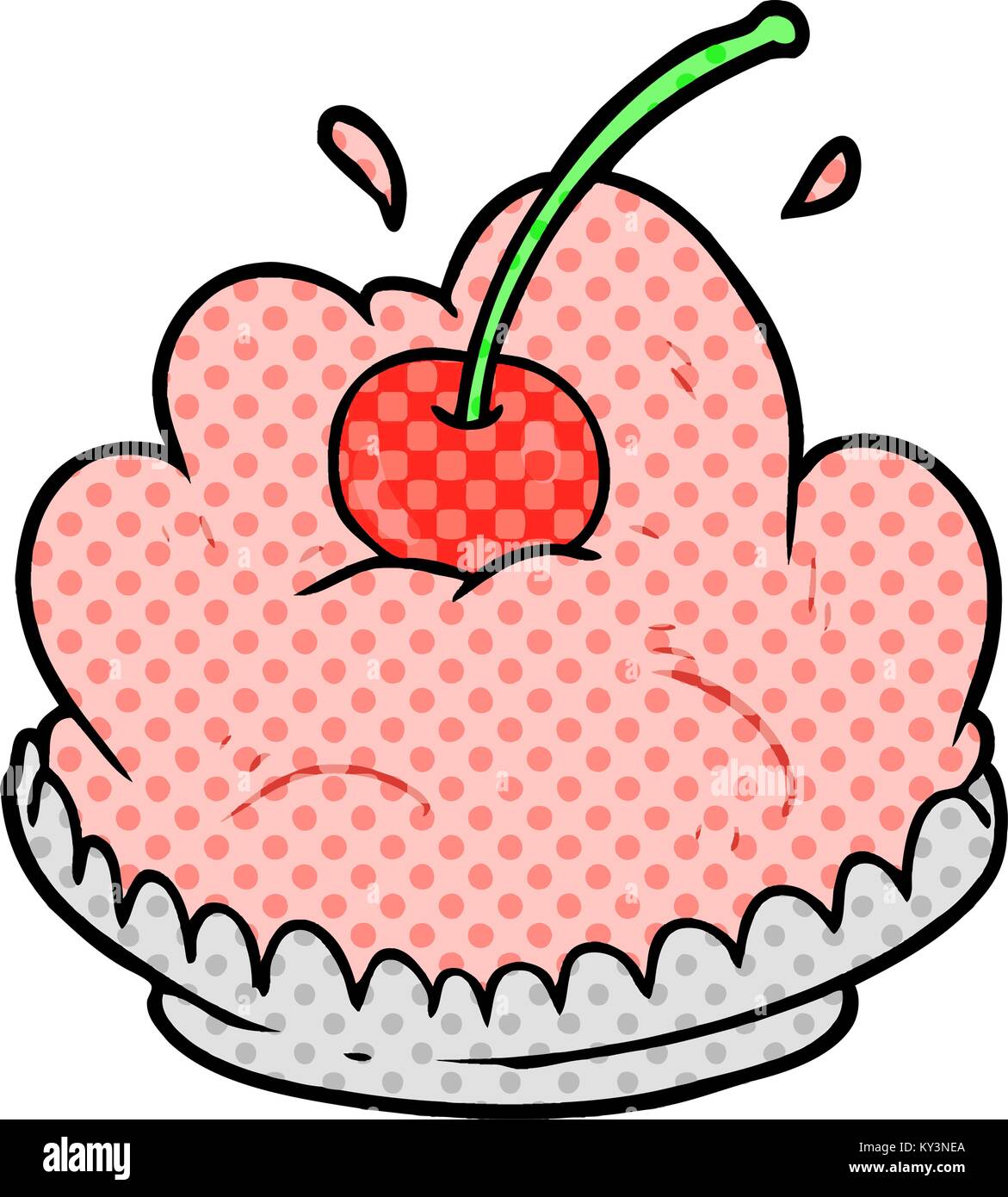 Cartoon dessert character retro Stock Vector Images - Alamy