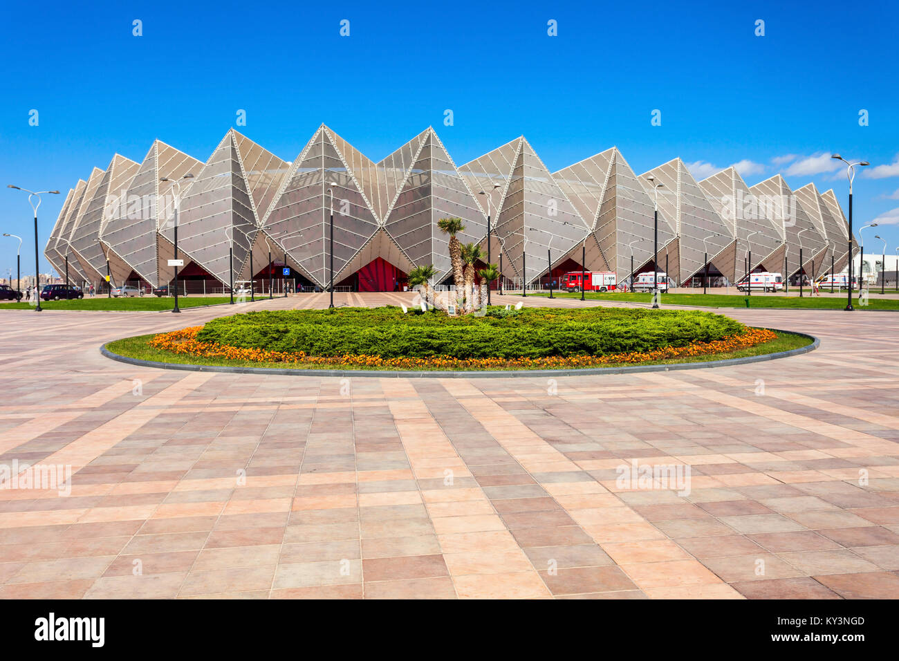 BAKU, AZERBAIJAN - SEPTEMBER 13, 2016: Baku Crystal Hall is an indoor ...