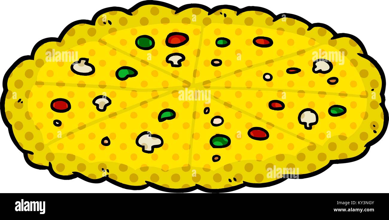 cartoon double cheese pizza Stock Vector Image & Art - Alamy