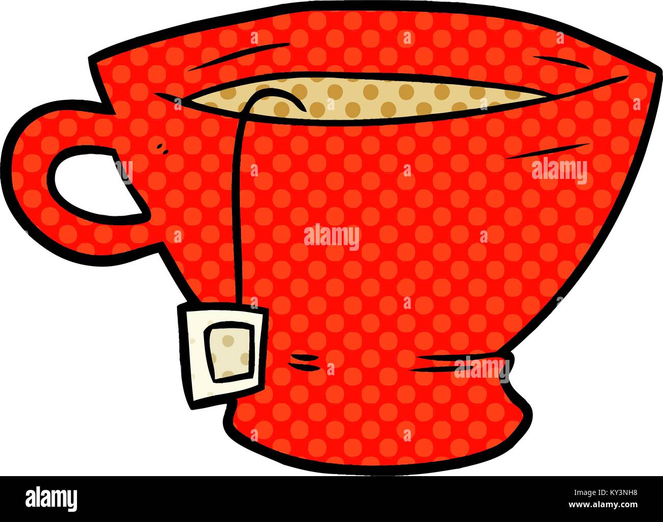 cartoon cup of tea Stock Vector Image & Art - Alamy
