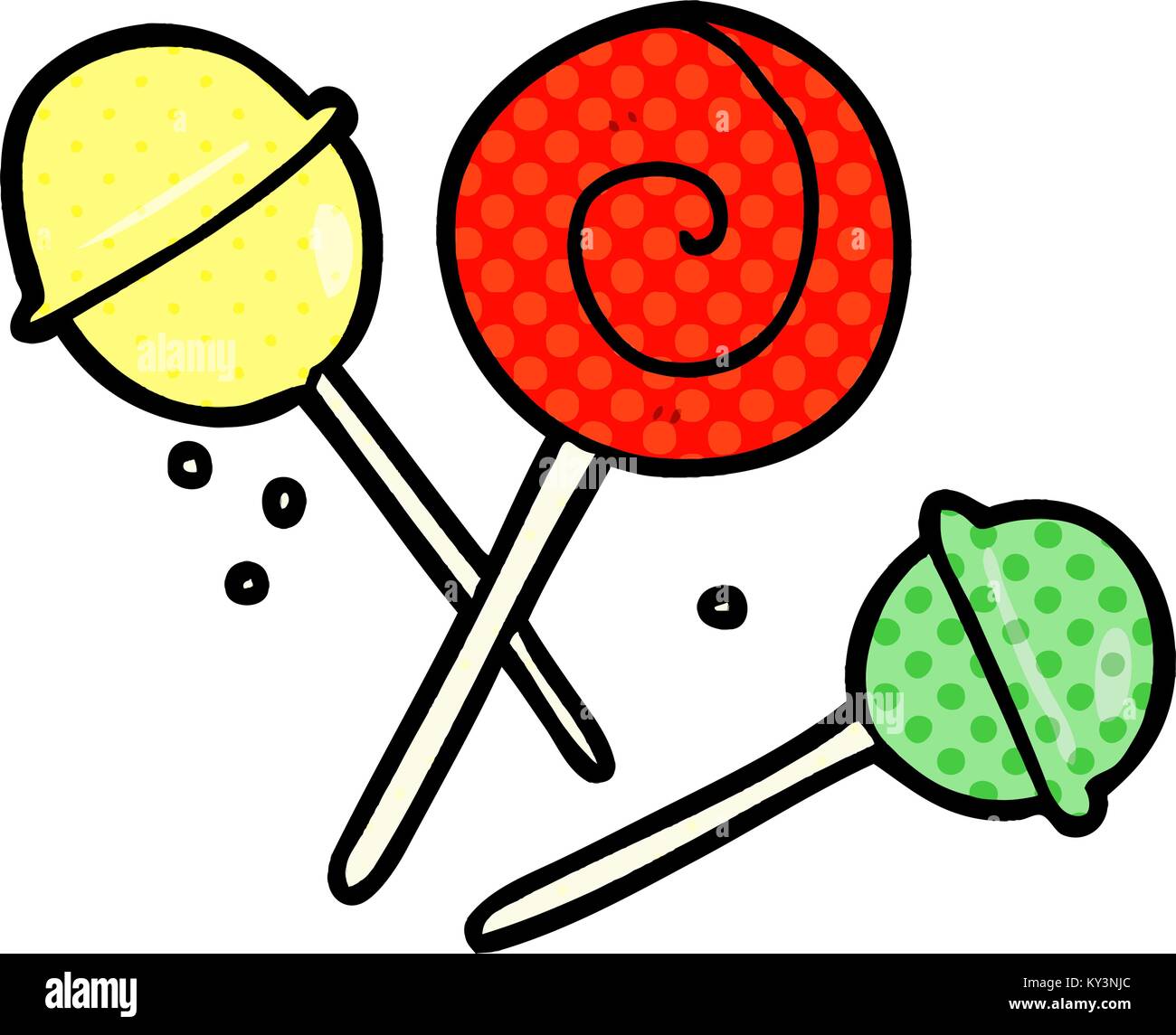 cartoon traditional lollipop Stock Vector Image & Art - Alamy