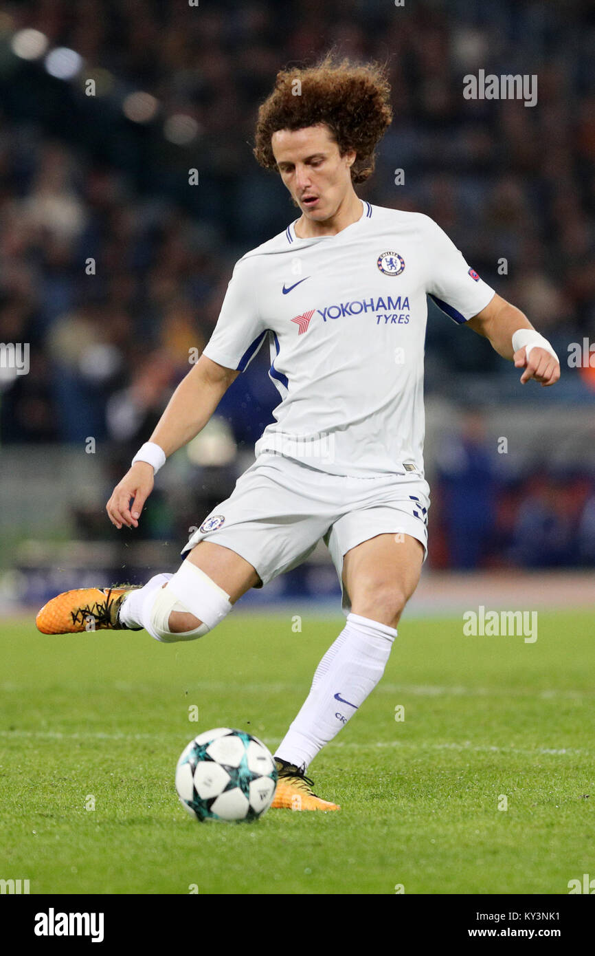 David Luis Chelsea Roma 31-10-2017 Stadio Olimpico Calcio Uefa ...