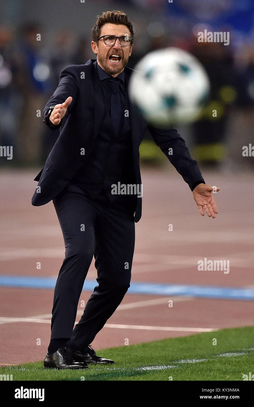 Eusebio Di Francesco Roma Roma 31-10-2017 Stadio Olimpico Calcio Uefa ...