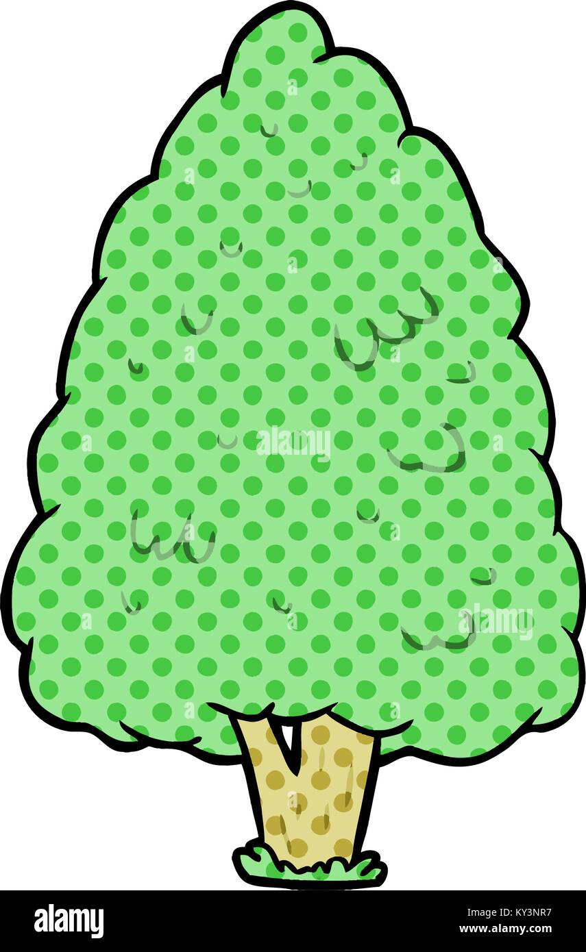 cartoon tall tree Stock Vector Image & Art - Alamy