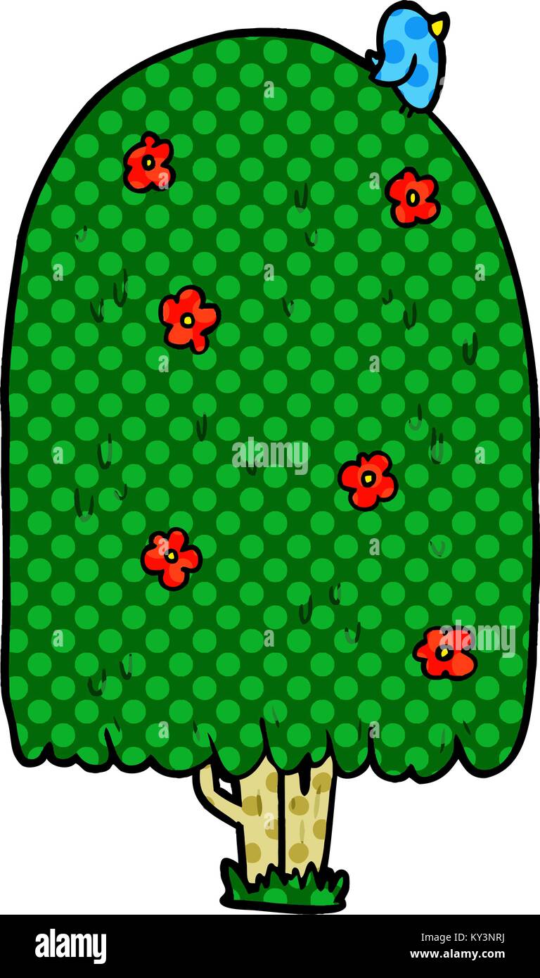 cartoon tall tree Stock Vector Image & Art - Alamy