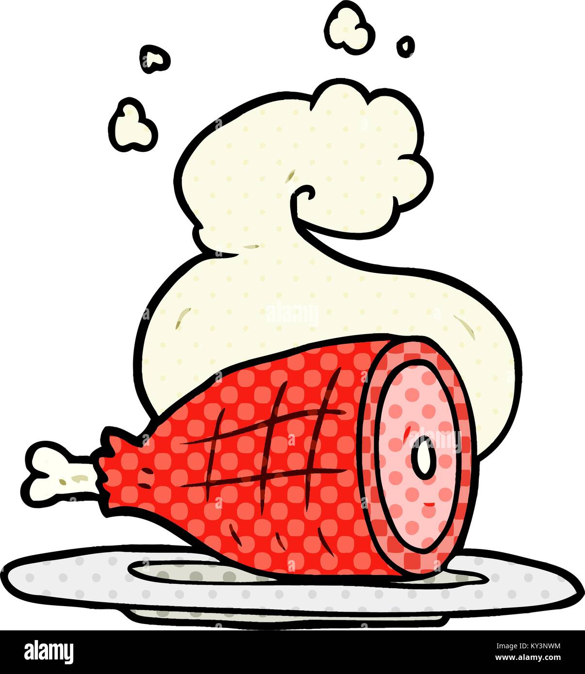 cartoon cooked meat Stock Vector Image & Art - Alamy