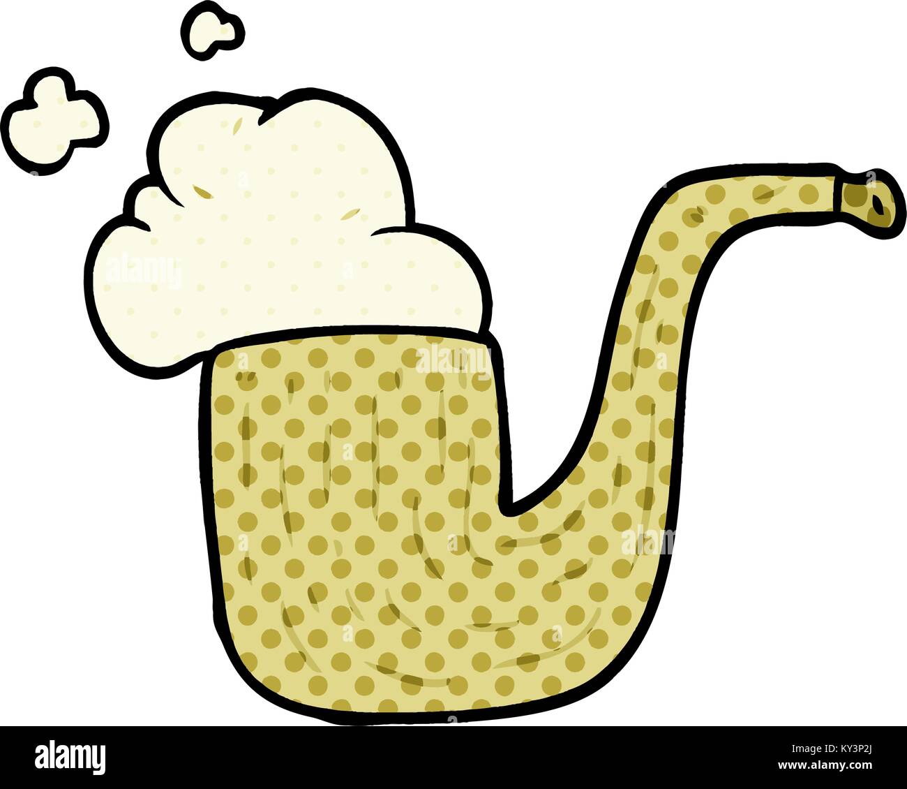 cartoon old smoking pipe Stock Vector Image & Art - Alamy