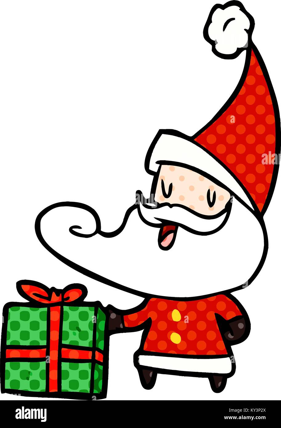 cartoon santa claus Stock Vector Image & Art - Alamy