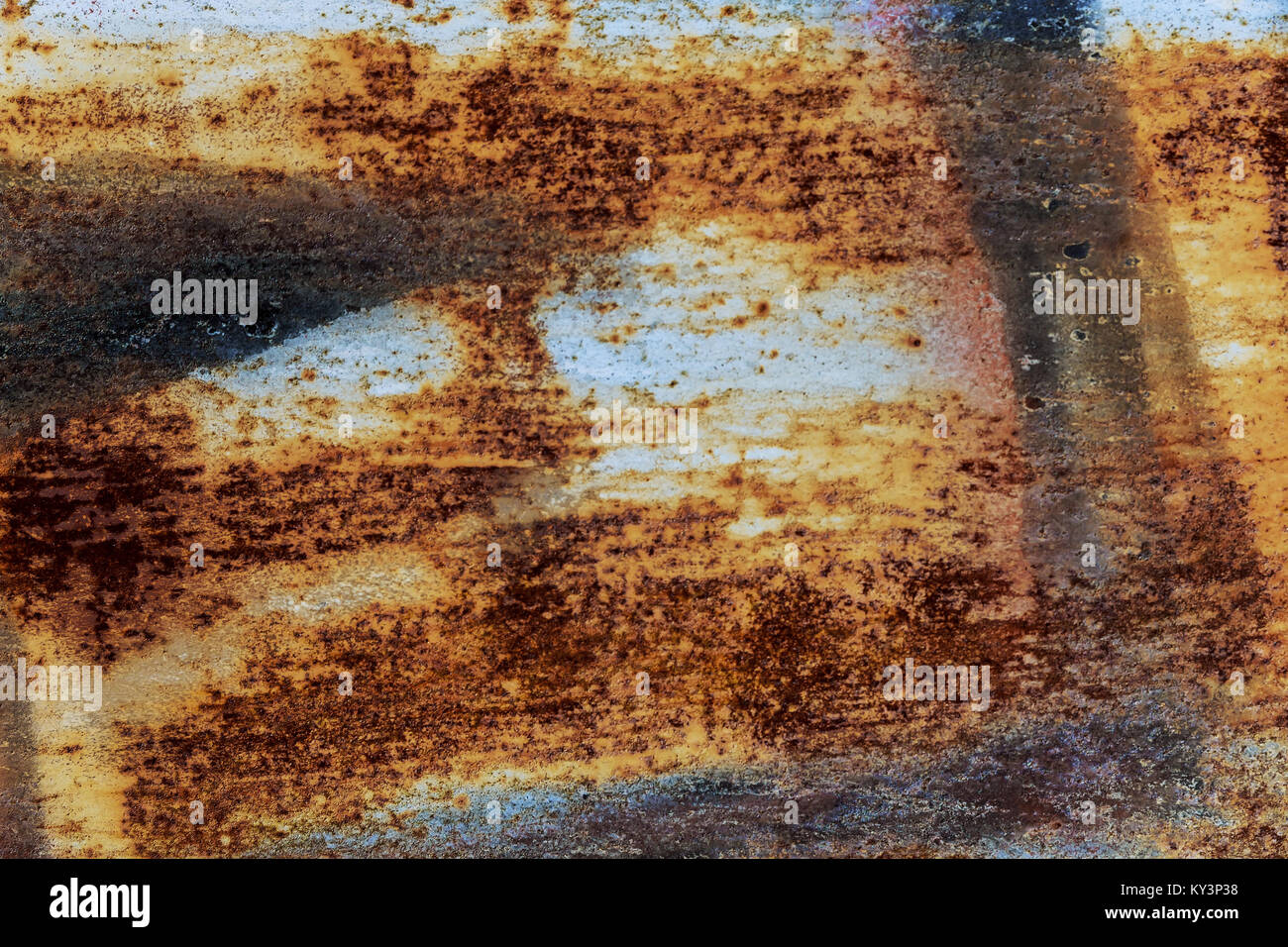 A rusty corrugated iron metal texture old copper metal background Stock ...