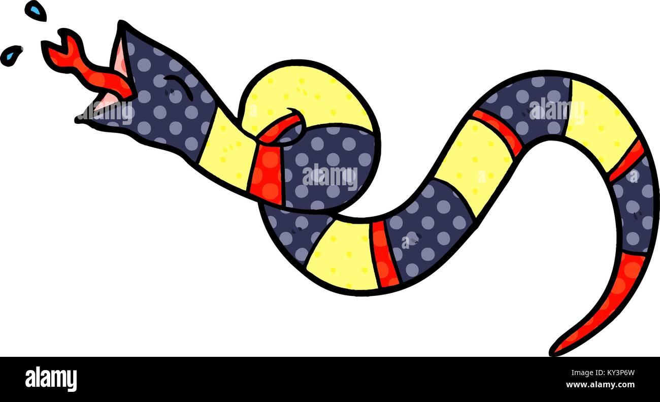 cartoon hissing snake Stock Vector Image & Art - Alamy