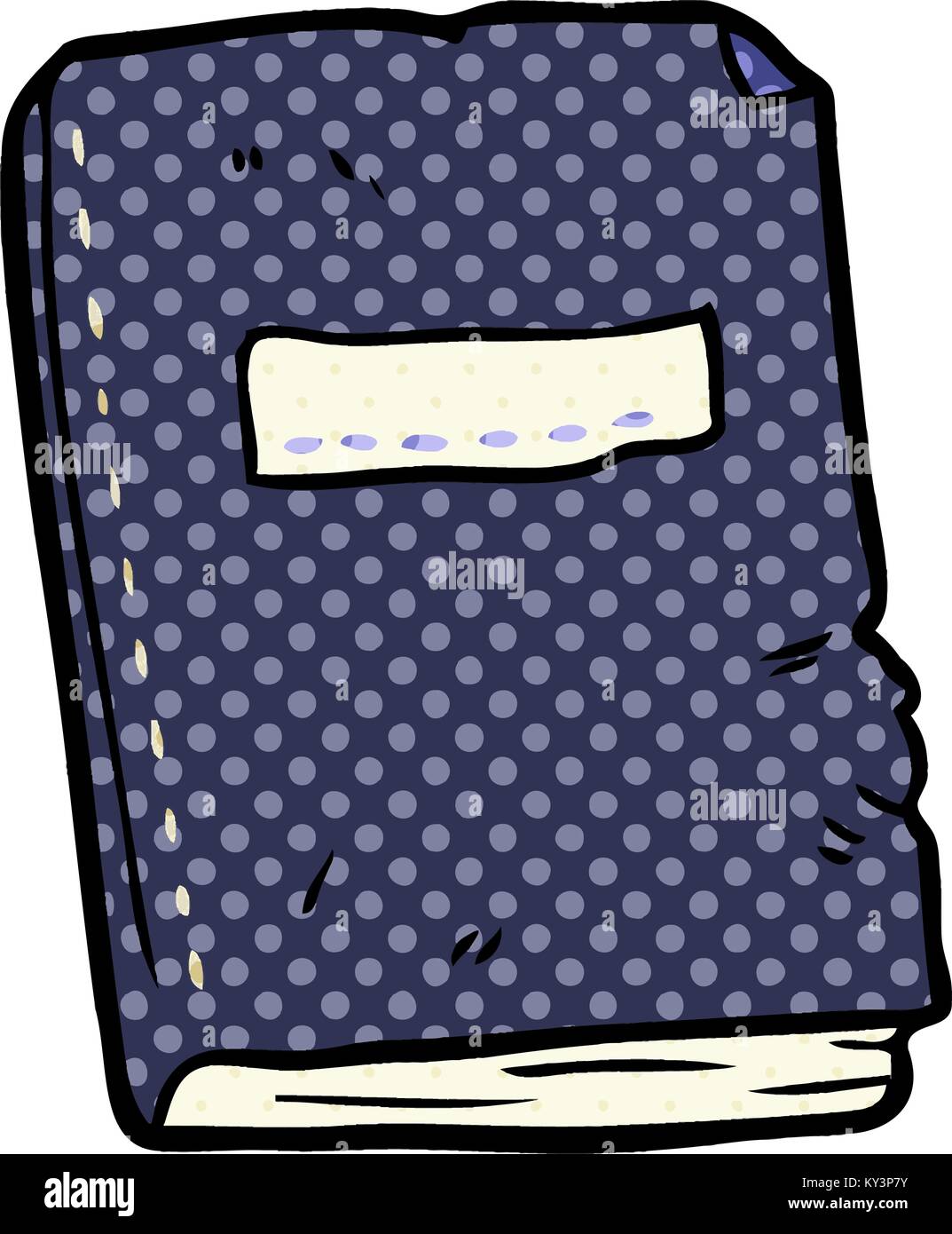 cartoon battered old notebook Stock Vector Image & Art - Alamy