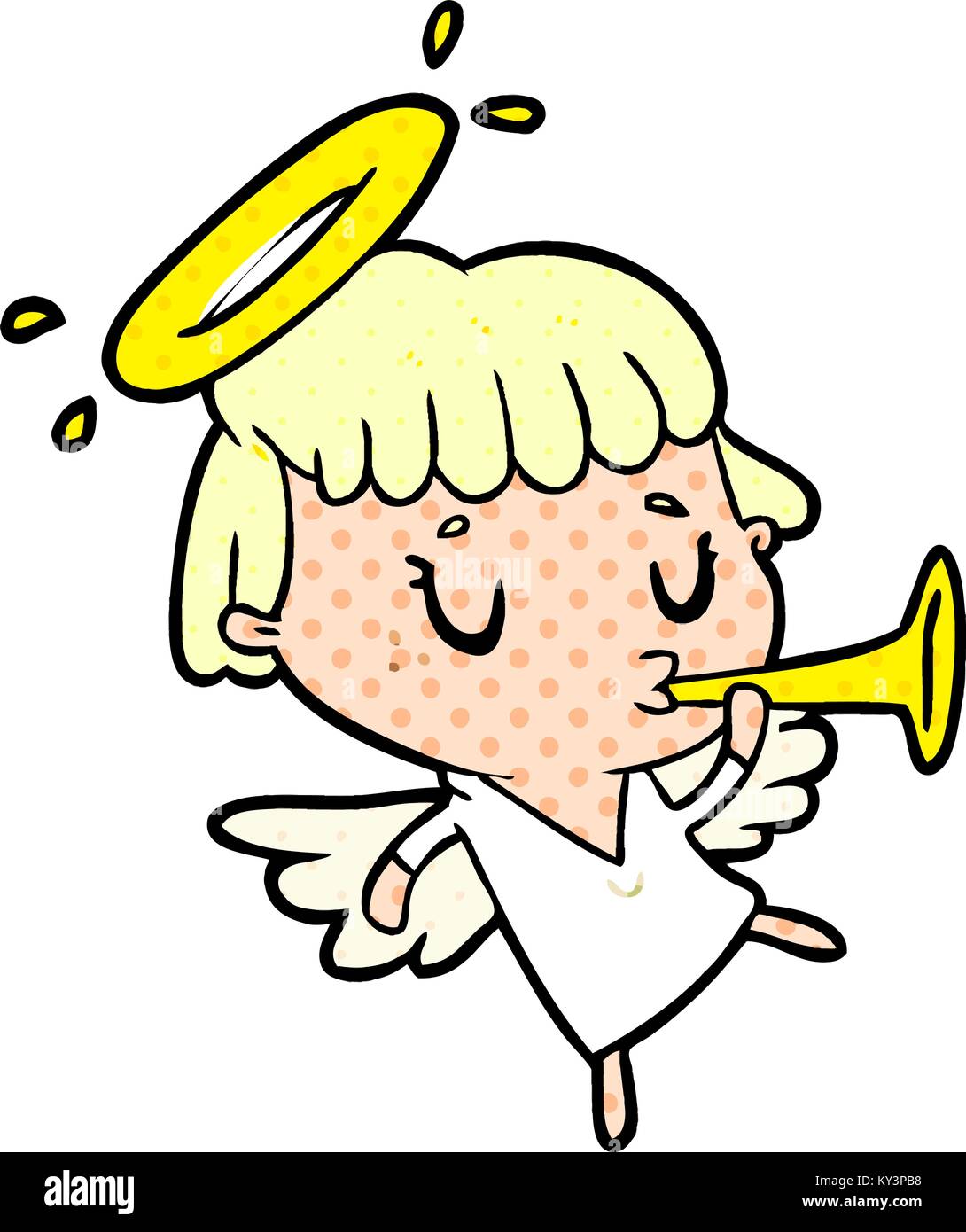 cute cartoon angel Stock Vector Image & Art - Alamy