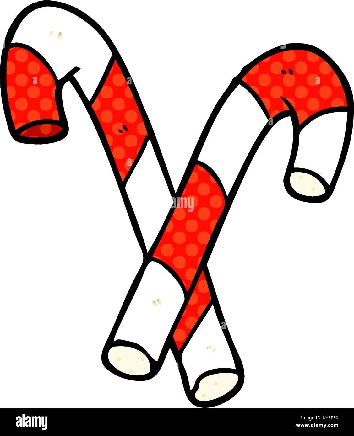 cartoon candy canes Stock Vector Image & Art - Alamy