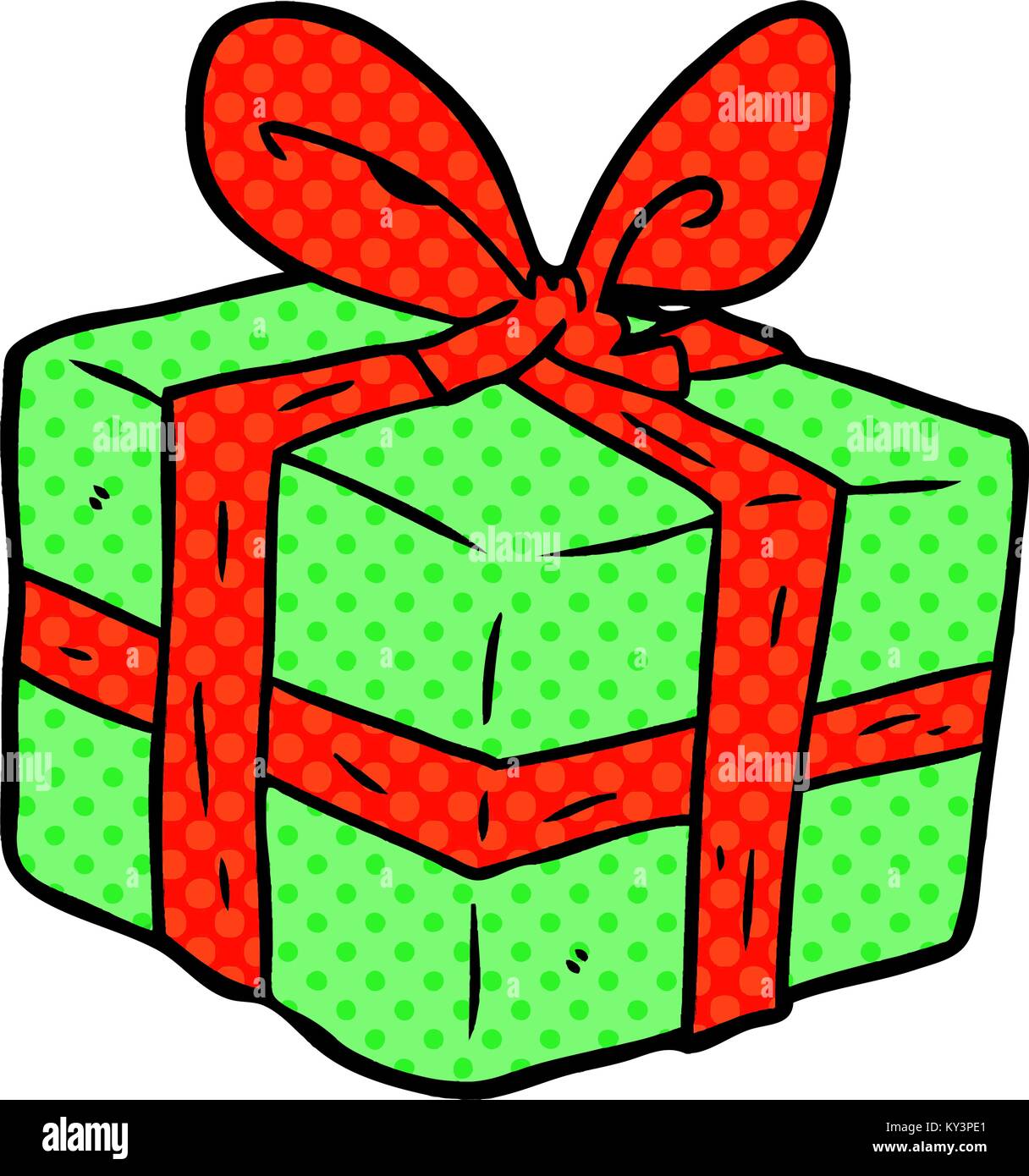 cartoon wrapped gift Stock Vector Image & Art - Alamy