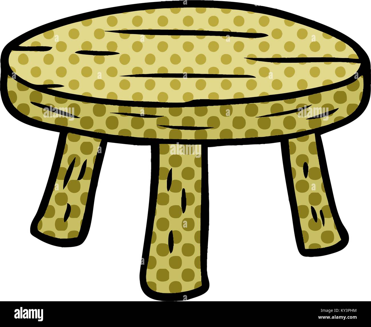 cartoon small wooden stool Stock Vector Image & Art - Alamy