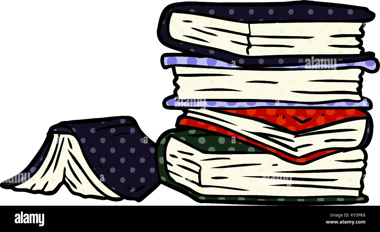 cartoon pile of books Stock Vector Image & Art - Alamy