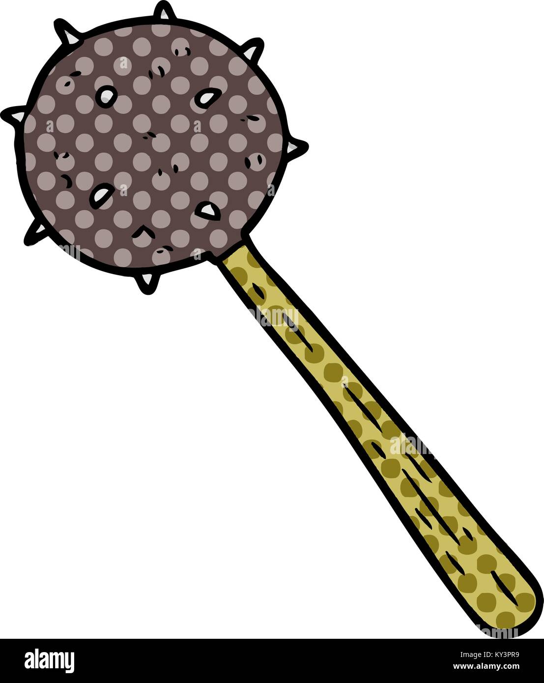 cartoon medieval mace weapon Stock Vector Image & Art - Alamy