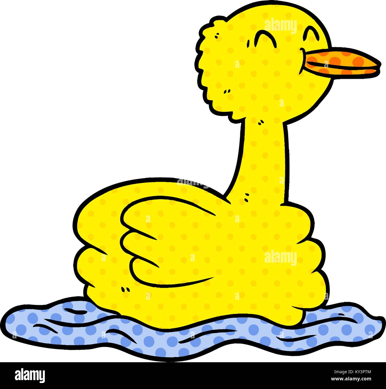 cartoon swimming duck Stock Vector Image & Art - Alamy