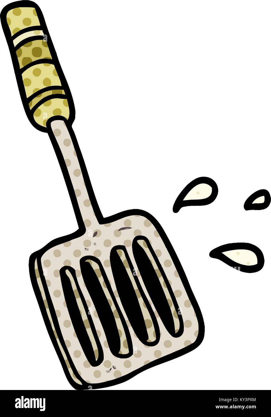 cartoon kitchen spatula tool Stock Vector Image & Art - Alamy